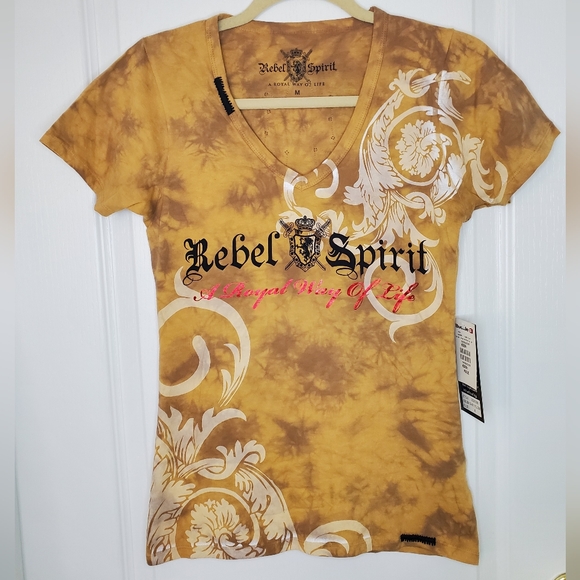 Rebel Spirit | Tops | Rebel Spirit Vneck Tshirt | Poshmark